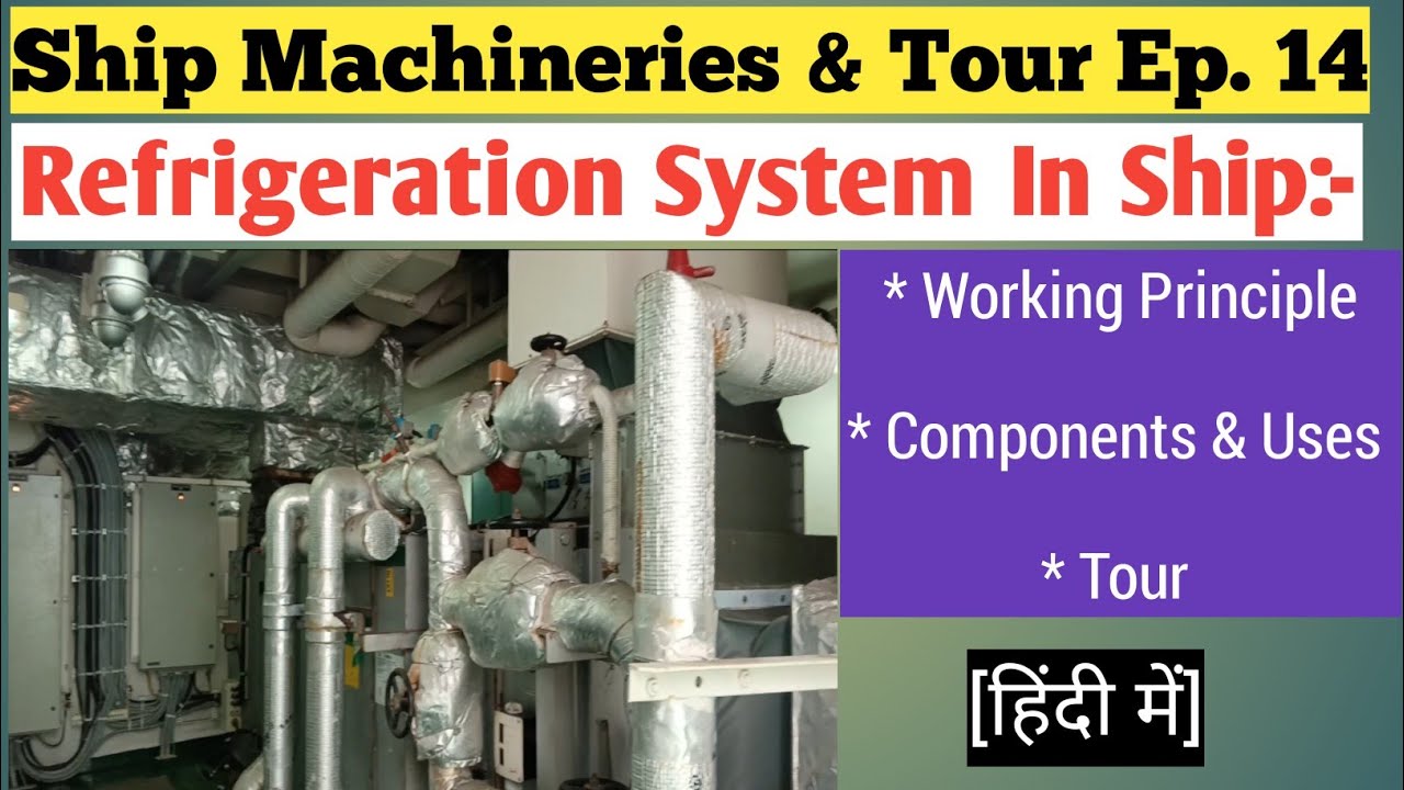 Refrigeration System Working Principle | Ship Familiarisation Tour ...