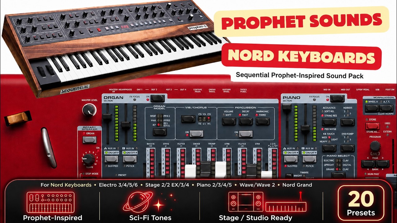 DAVE'S LEGEND (20 presets) | SEQUENTIAL PROPHET SOUND LIBRARY for NORD ...