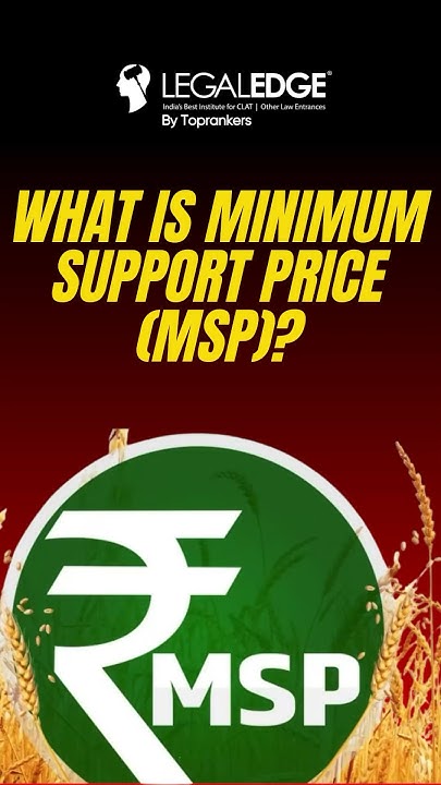 Minimum Support Price kya hai? | MSP Explained #MSP - YouTube