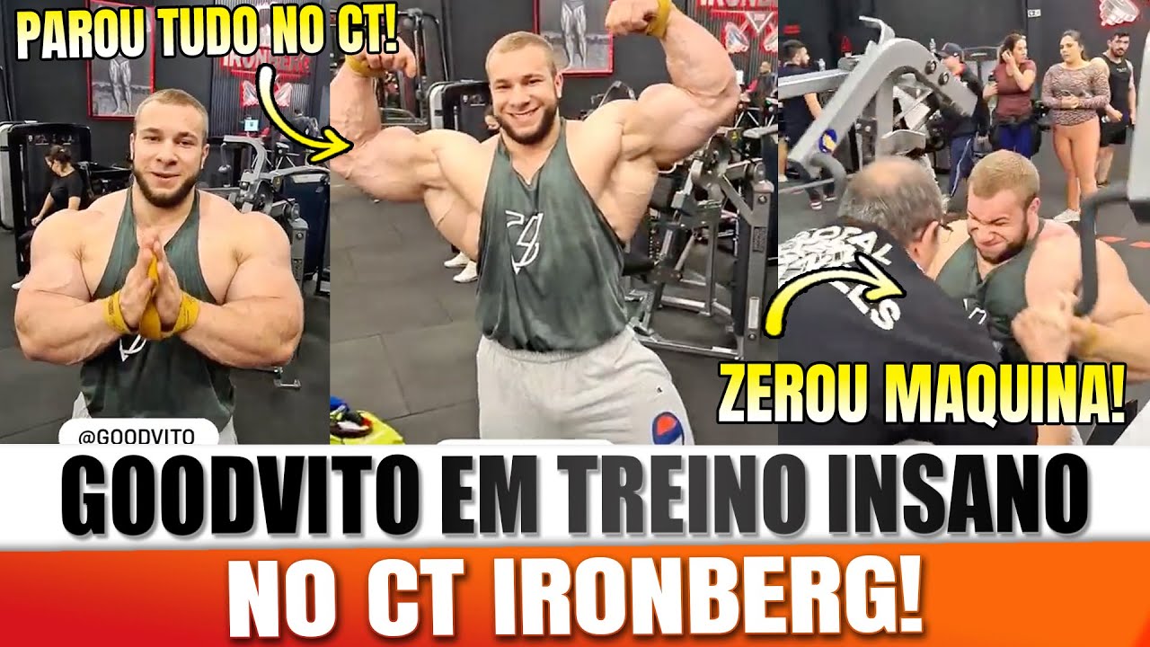 GOODVITO MANDA TREINO INSANO NO CT IRONBERG E PAROU TUDO! - YouTube