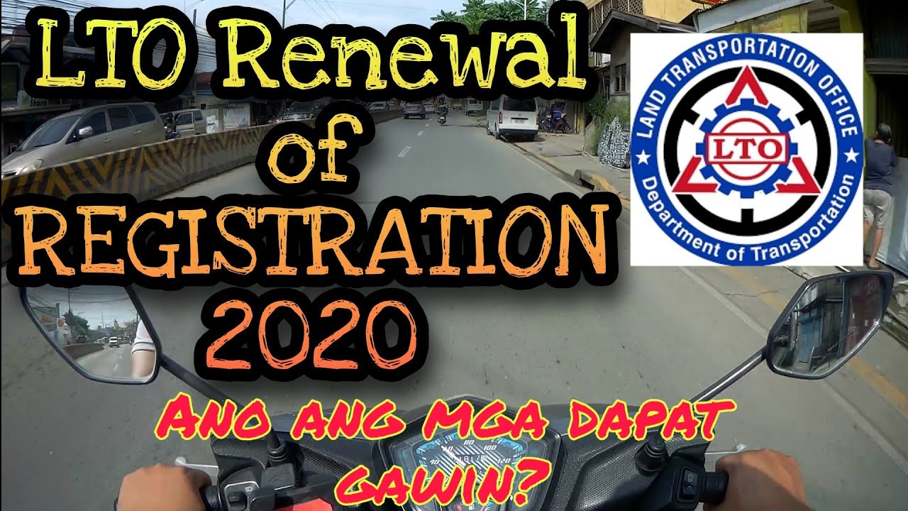 LTO REGISTRATION RENEWAL 2020 TIPS YouTube lto-registration-renewal-2020-tips-youtube
