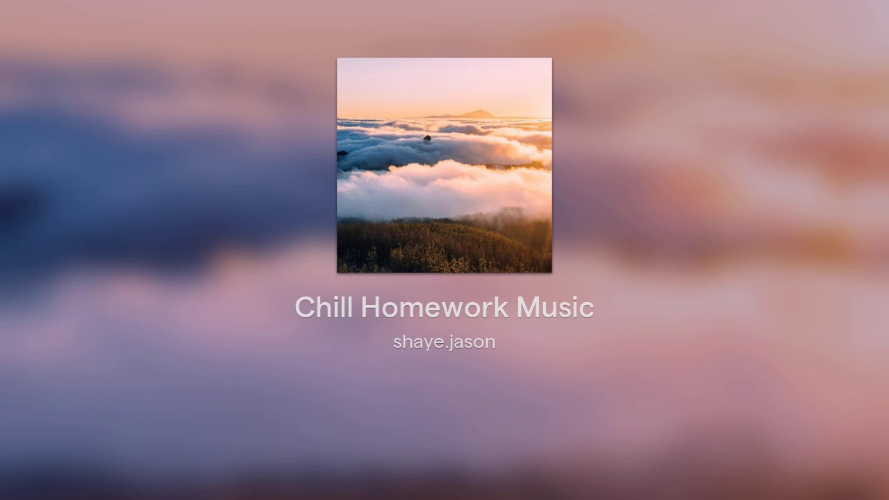 Chill Homework Music - YouTube
