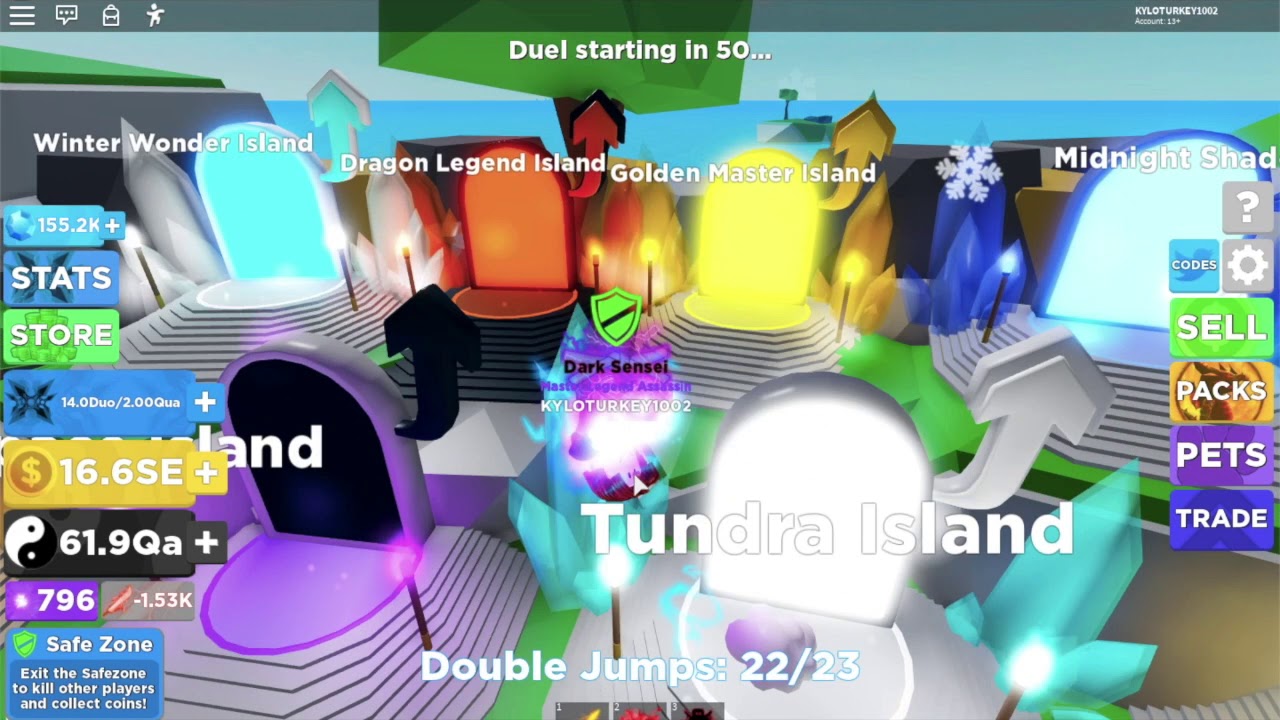 Ninja Legends - Full Island Walkthrough - YouTube