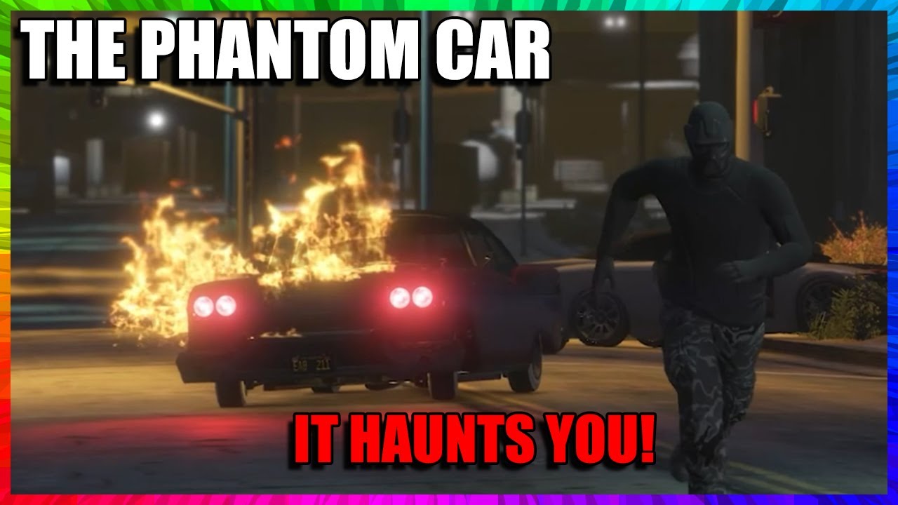 The Phantom Car **Burning CHRISTINE Car** New Halloween Event | GTA 5 ...