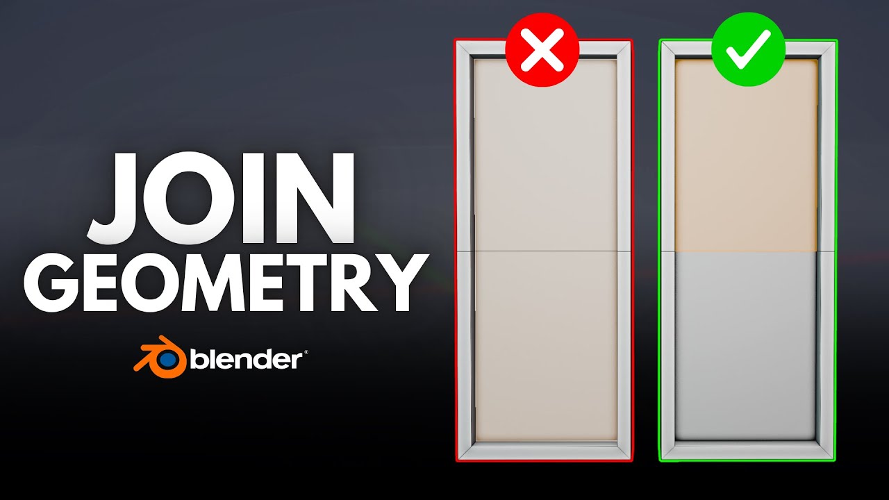 Learn to Join Geometry in Blender! - YouTube