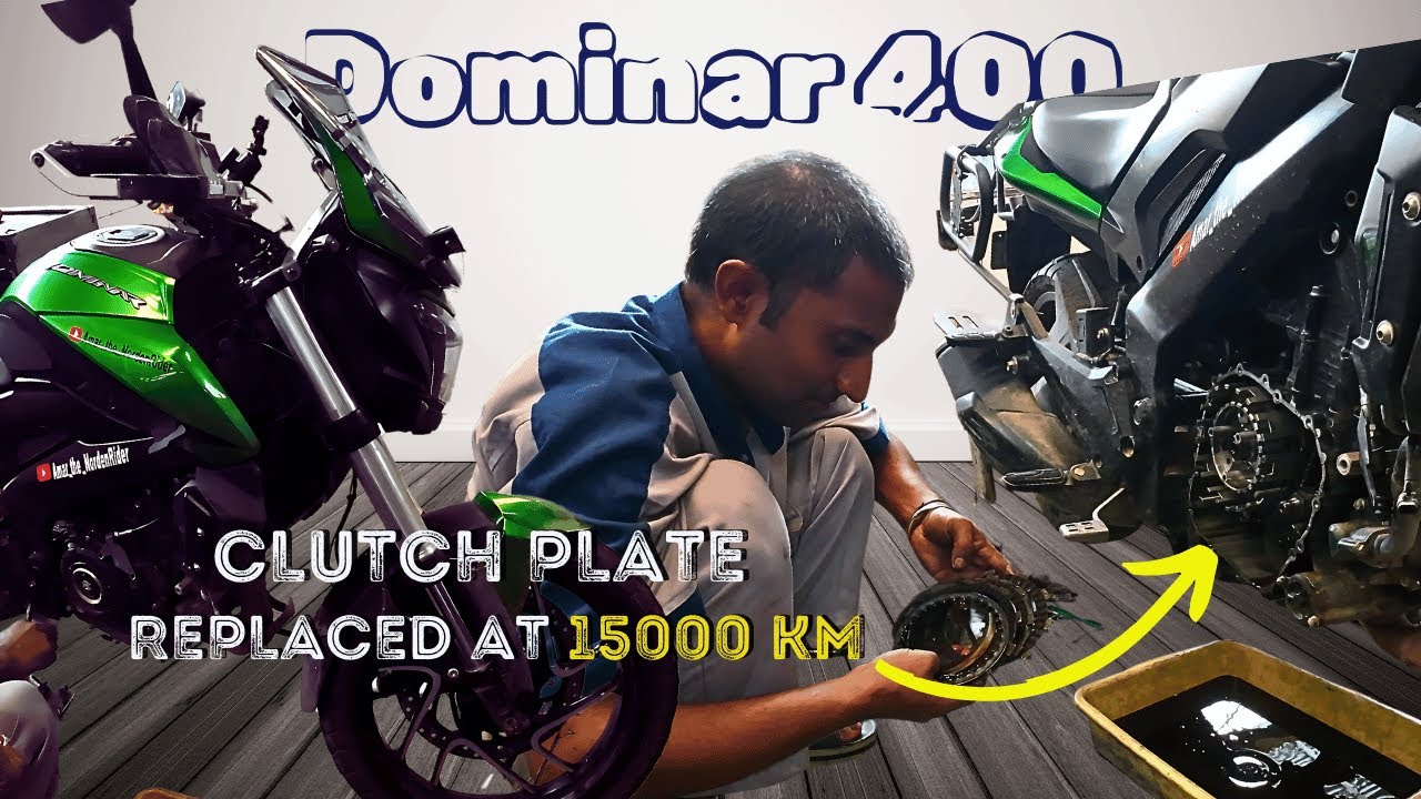 Dominar 400 Clutch Overhaul | Clutch Plate Replaced at 15000 KM - YouTube
