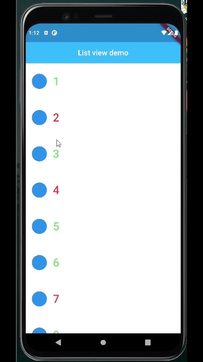 How To Use List View Builder Short Shorts Flutter Flutterdeveloper Youtube