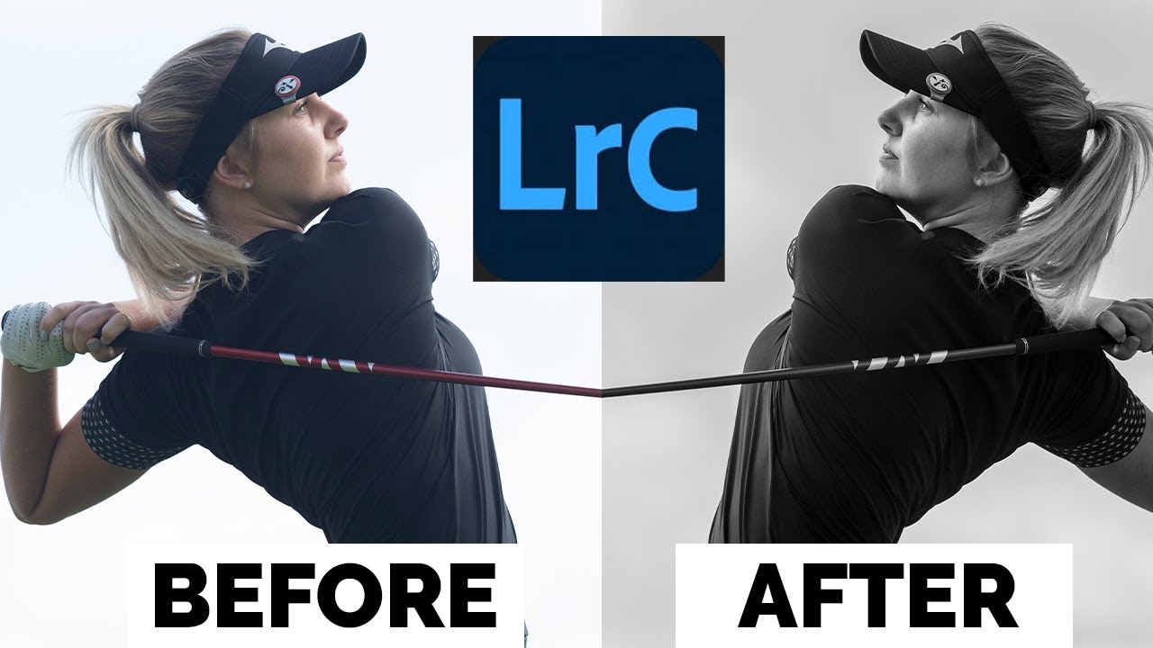 Editing Professional Golf Photography : Lightroom workflow - YouTube