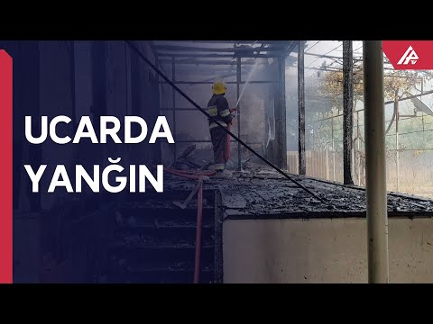 Ucarda fərdi yaşayış evi yandı - XƏSARƏT ALAN VAR