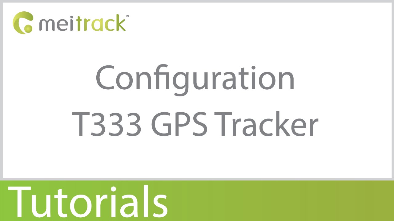 How to Configure a T333 GPS Vehicle Tracker - YouTube