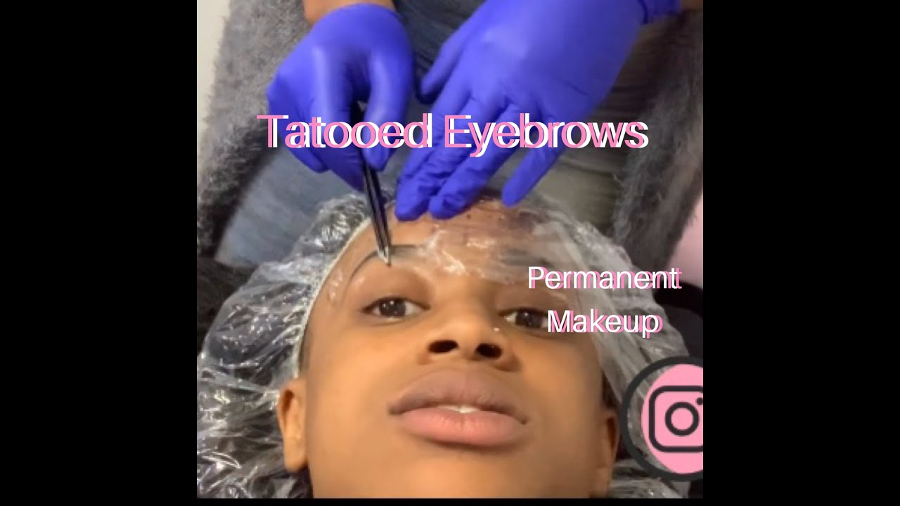 Getting Eyebrows Microshaded | Permanent Eyebrows - YouTube
