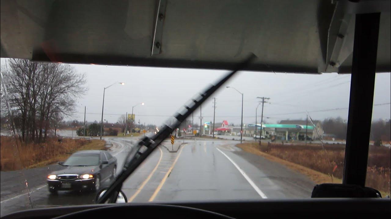 Mr. John Tutorial: How to negotiate a single lane roundabout in a semi - YouTube