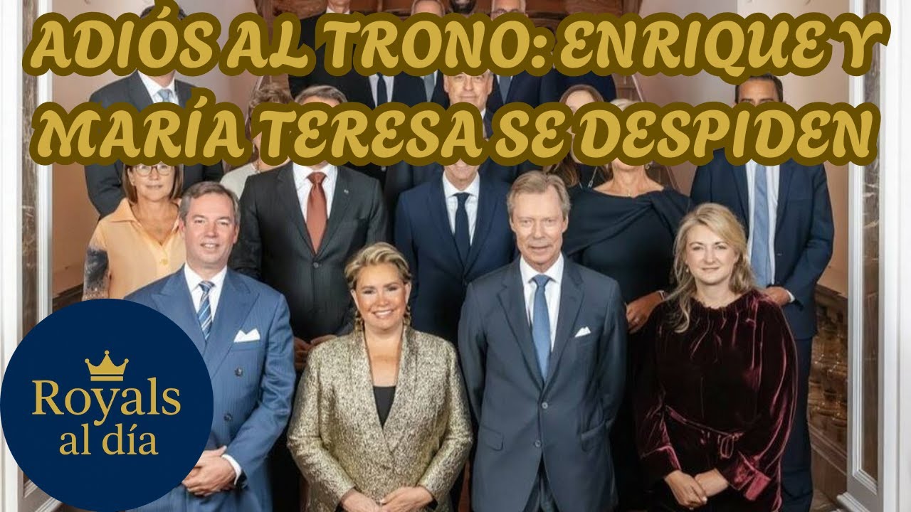 ÚLTIMA CENA de los Grandes Duques de Luxemburgo antes de la Abdicación ...
