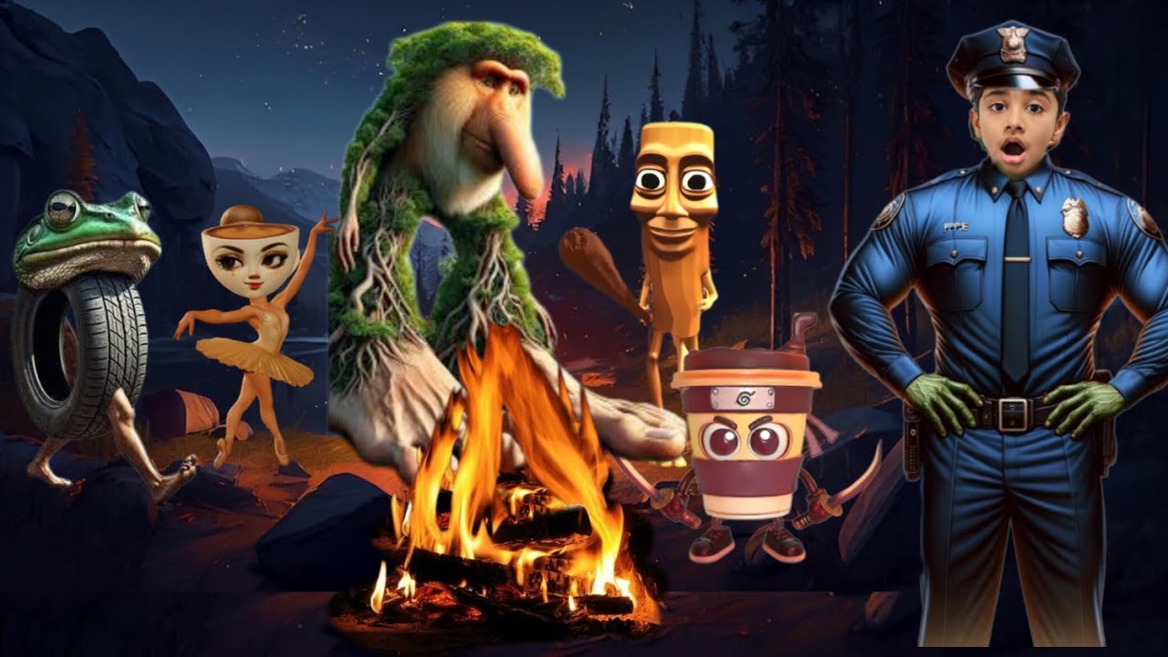 Italian Brainrot Police Arrest 5 Villains Who Set Fire In The Park 😃 ...