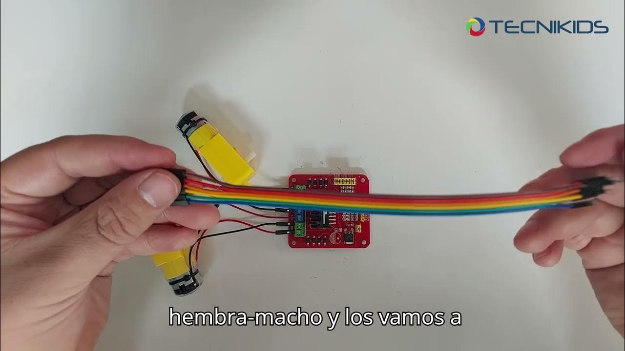 Motores con l298n, bluetooth y Arduino - YouTube