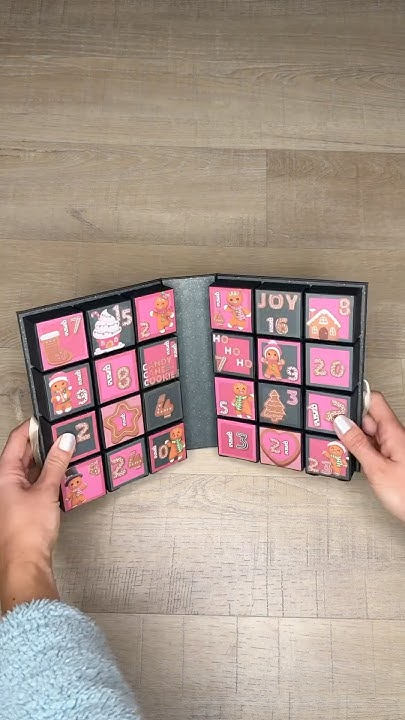 Mini Advent Calendar Book #shorts #adventcalendar #diy - YouTube