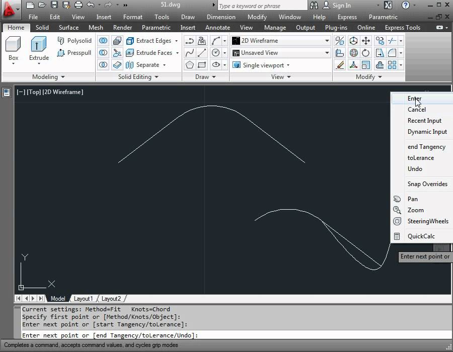 AutoCAD 2012 Video Tutorial - Working in the 3D environment - Geometric ...