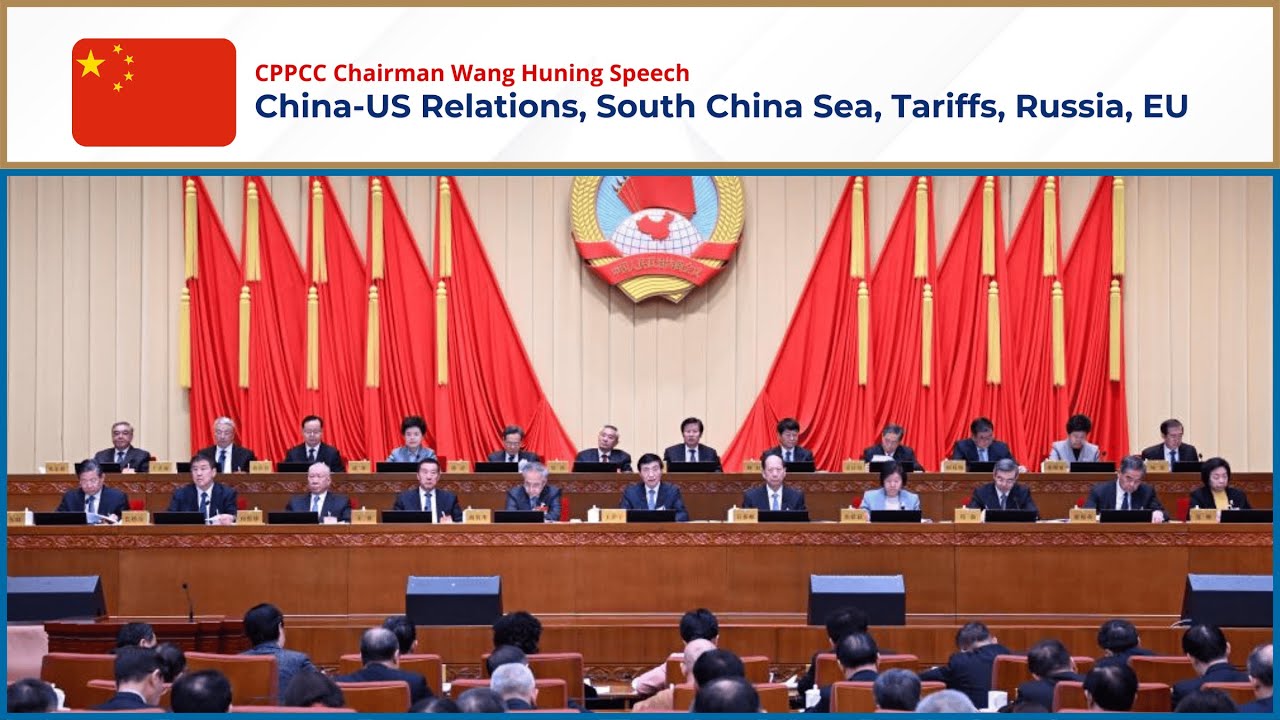 LIVE: CPPCC Chairman Wang Huning's Speech | Beijing | China Politics ...