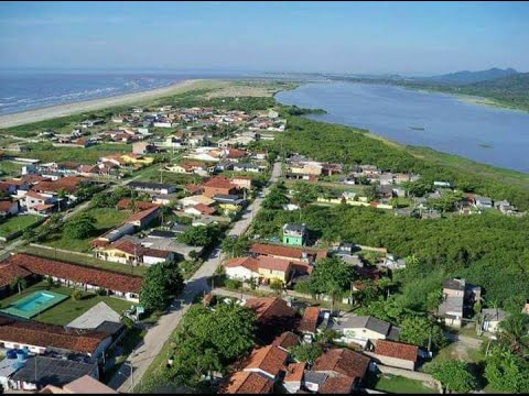 Vista aérea da Barra do Ribeira em Iguape - SP - YouTube