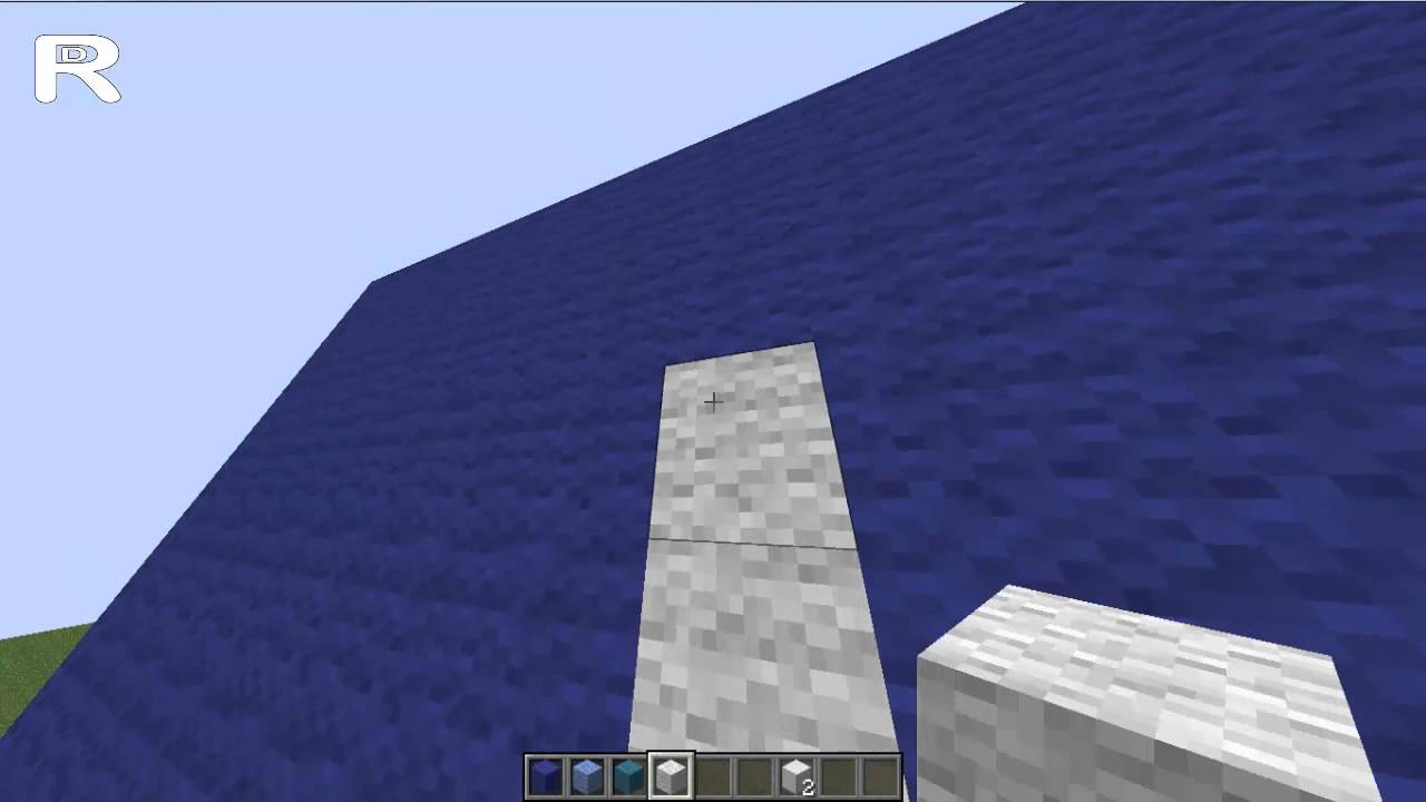 FACEBOOK LOGO in Minecraft #1 - RebelDraw - YouTube