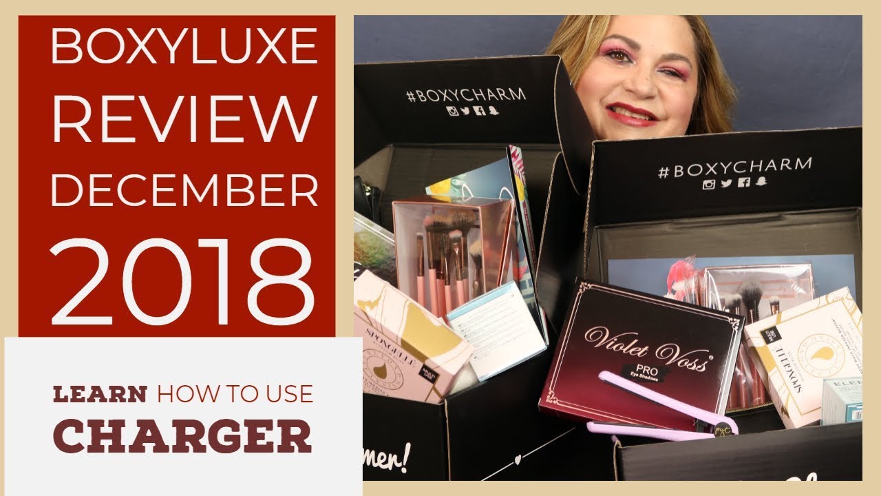 Boxyluxe December 2018 Review | How to Use Charger - YouTube