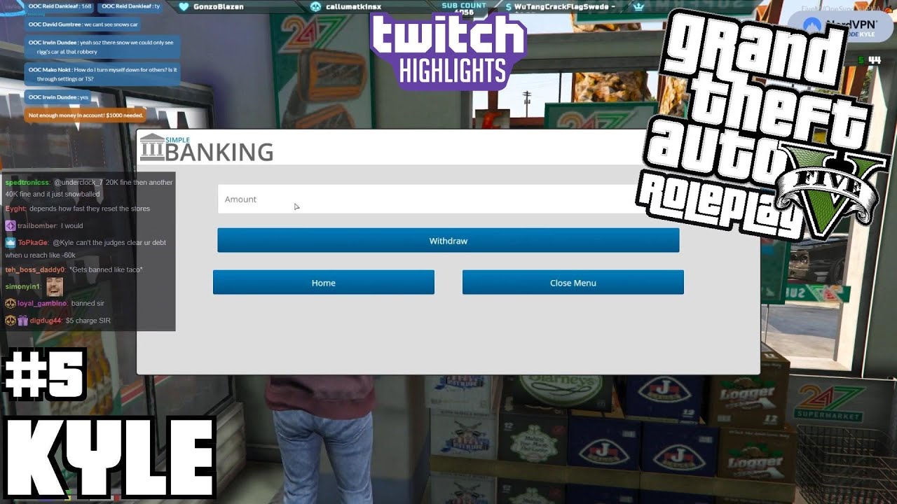 KYLE - Twitch Highlights/Funny Moments #5 | GTA V Roleplay - YouTube