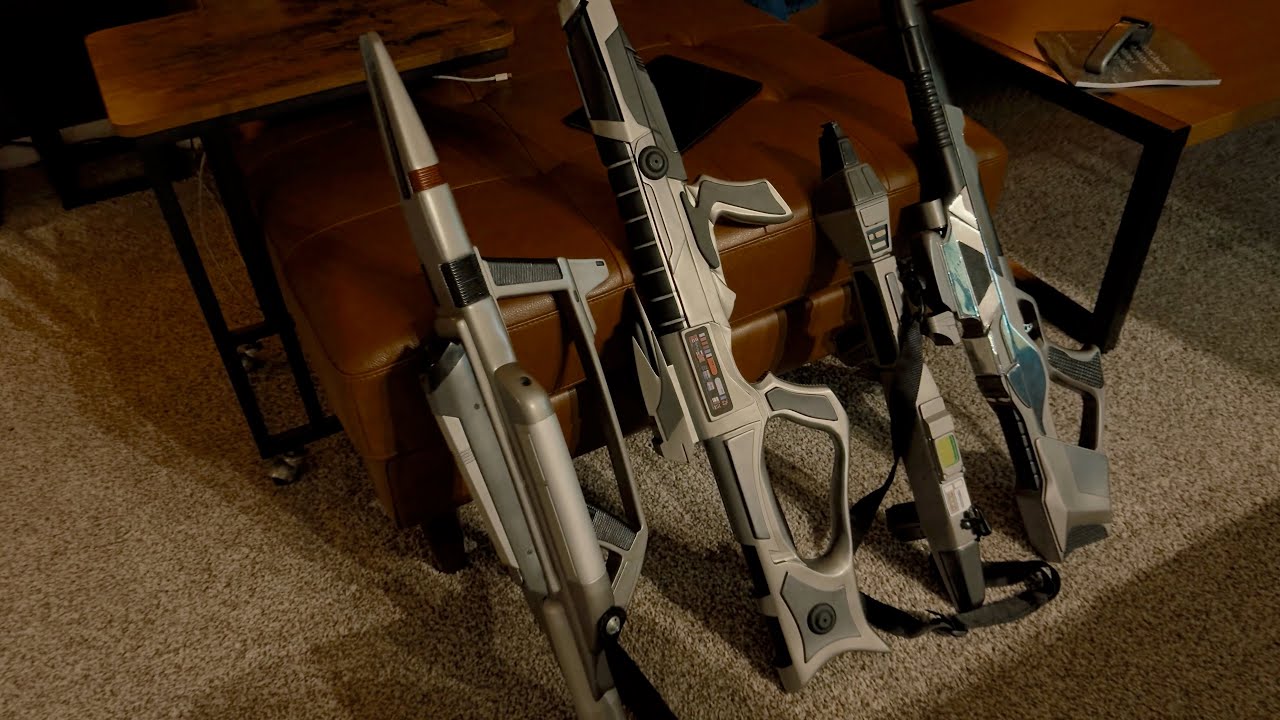 Star Trek Phaser Rifle Props - YouTube