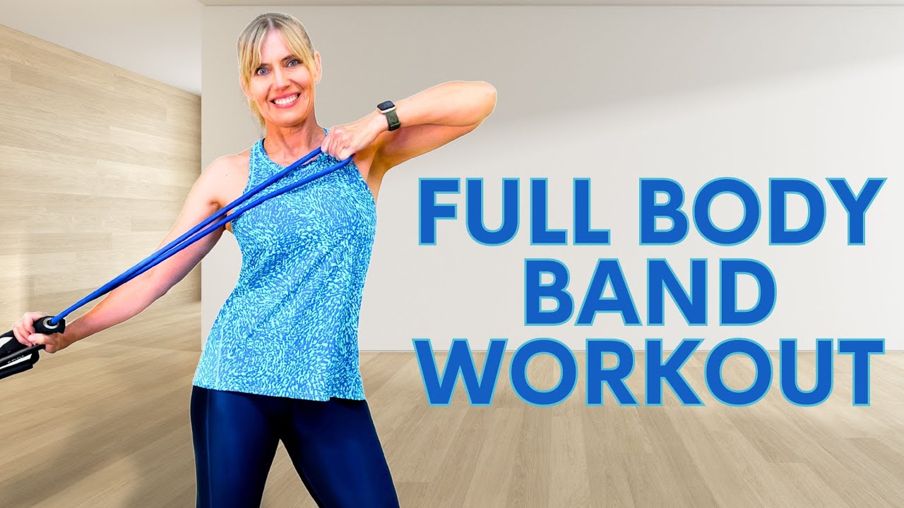 Travel Friendly Full Body Resistance Band Workout - Beginner Friendly ...