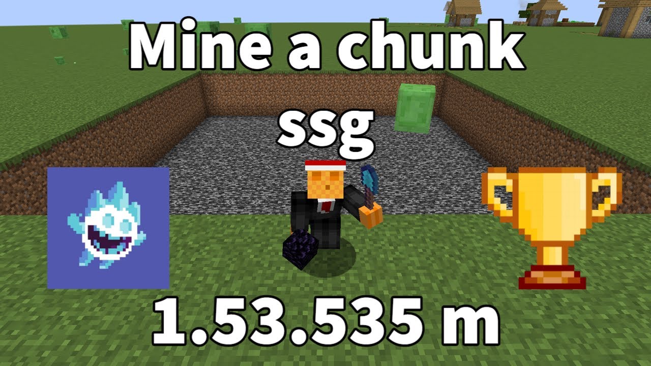 [PB] Mine a chunk Superflat ssg structure overworld [1:53.535] - YouTube