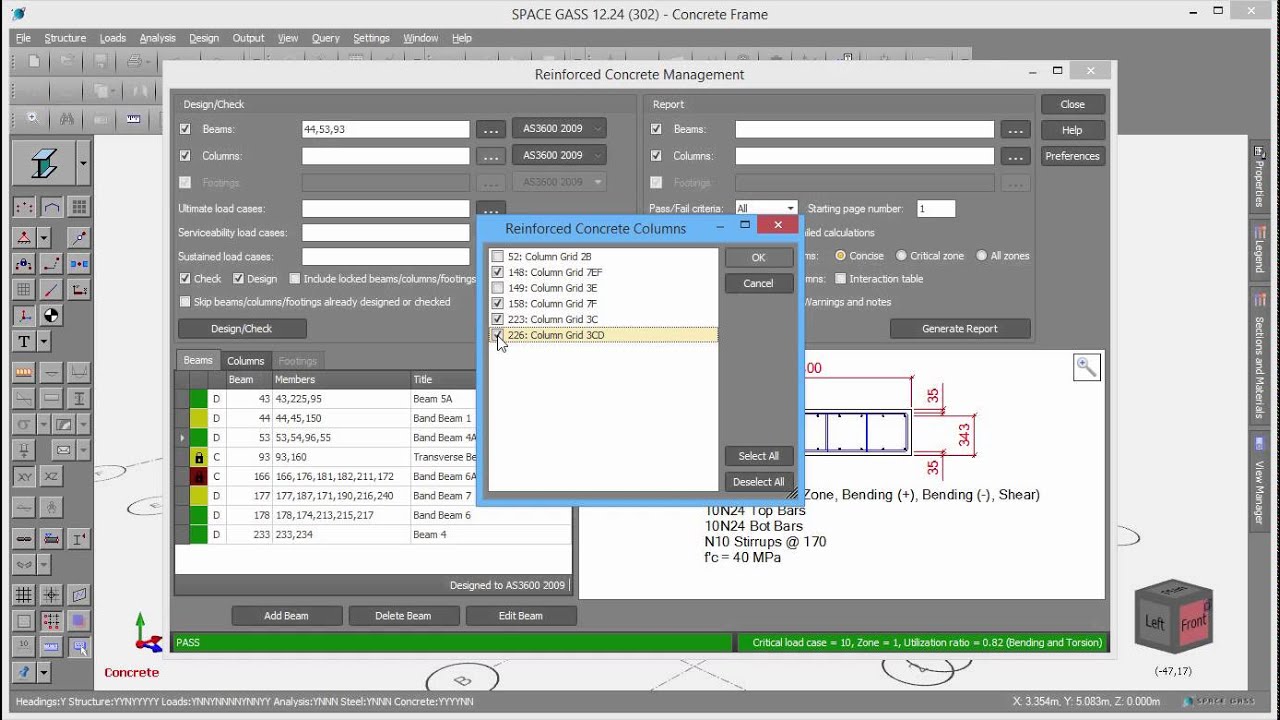 SPACE GASS Concrete Manager - YouTube