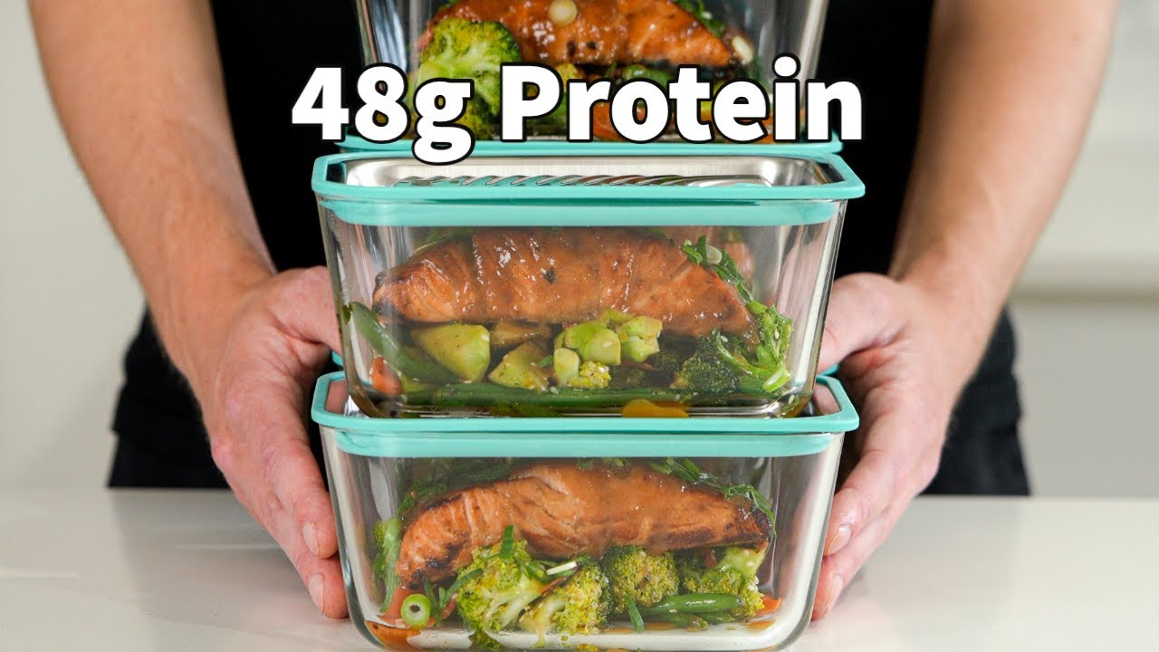 Healthy Salmon Meal Prep | Quick, Easy, and Nutritious! - YouTube