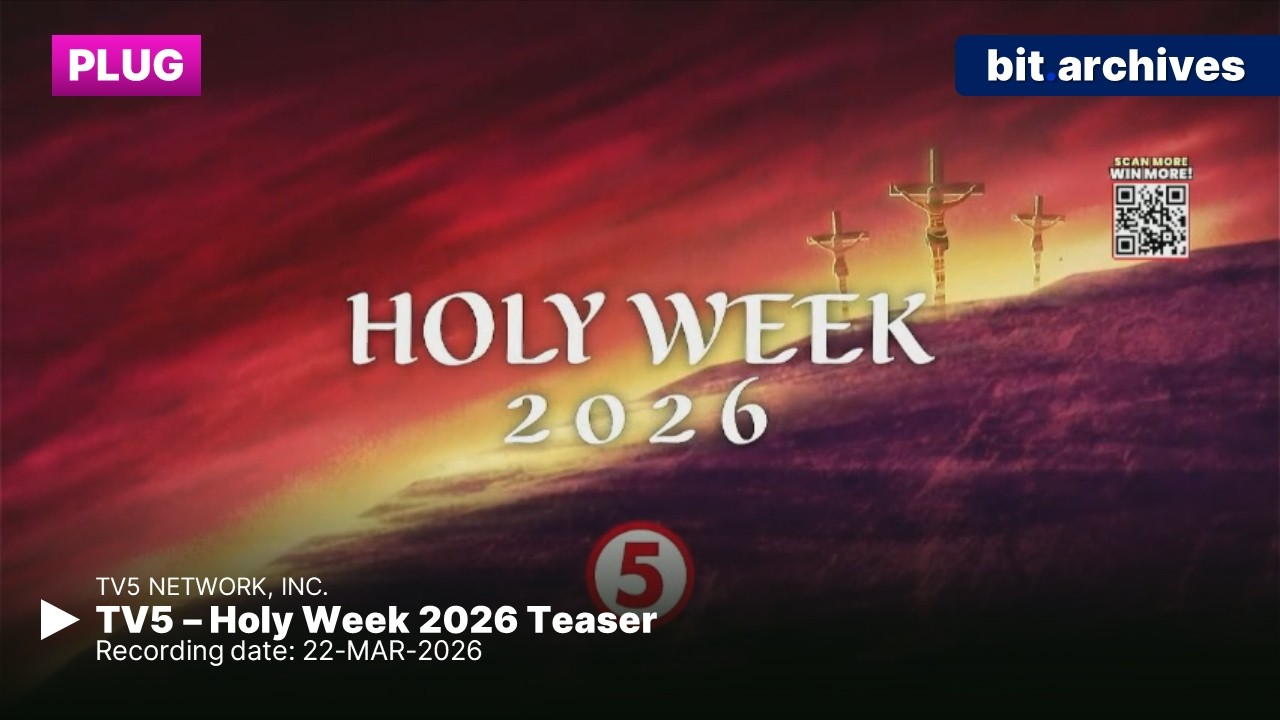 TV5 - Holy Week 2026 Message Plug [22-MAR-2026] - YouTube
