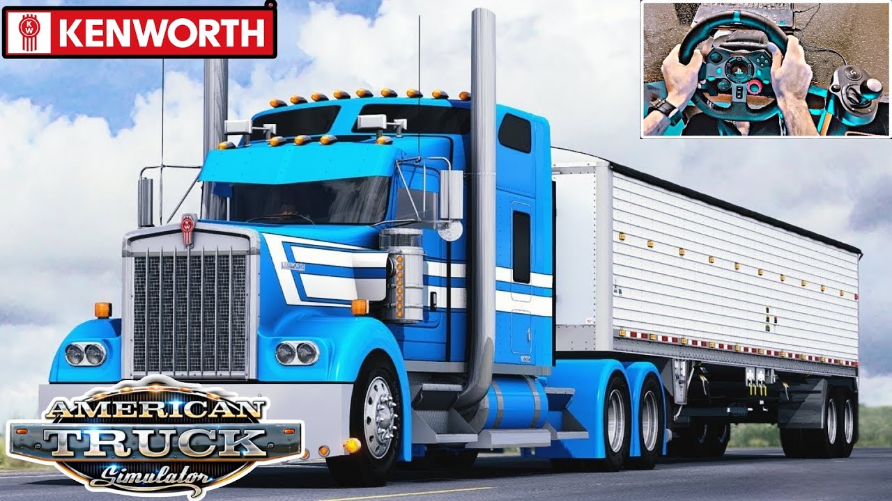 Diesel Freak Kenworth W900 - American Truck Simulator - Logitech G29 ...