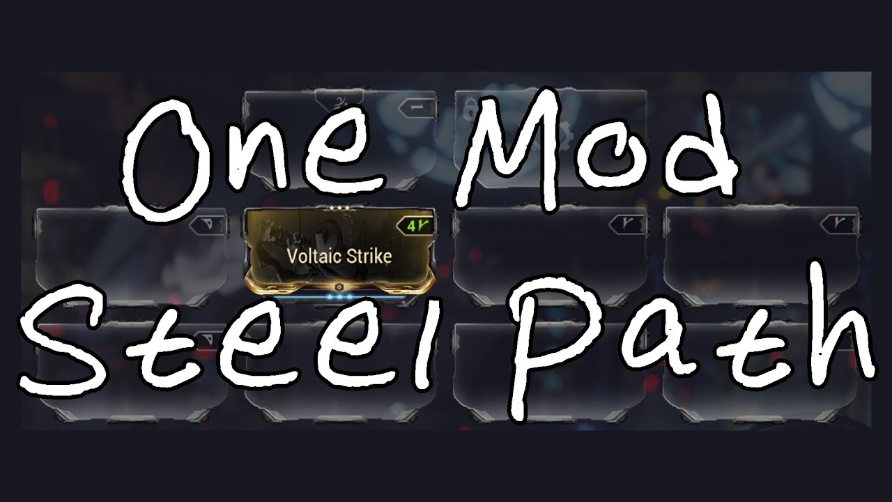 One Mod Steel Path | Warframe - YouTube