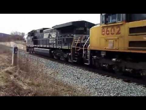 Norfolk Southern 15T Southbound Waynesboro, Virginia - YouTube