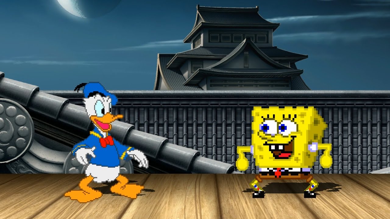 DONALD DUCK vs SPONGEBOB - The Most Insane fight of the Century‼️ - YouTube