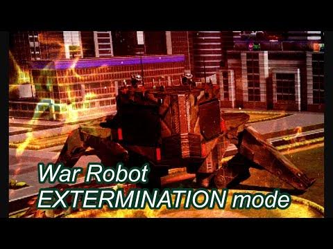 War robot New EXTERMINATION mode stage 1 (2023.11.2) - YouTube