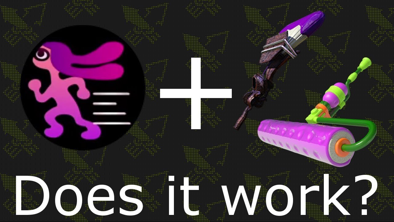 Splatoon 2 - Does Run Speed affect Roller/Brush Speed? - YouTube