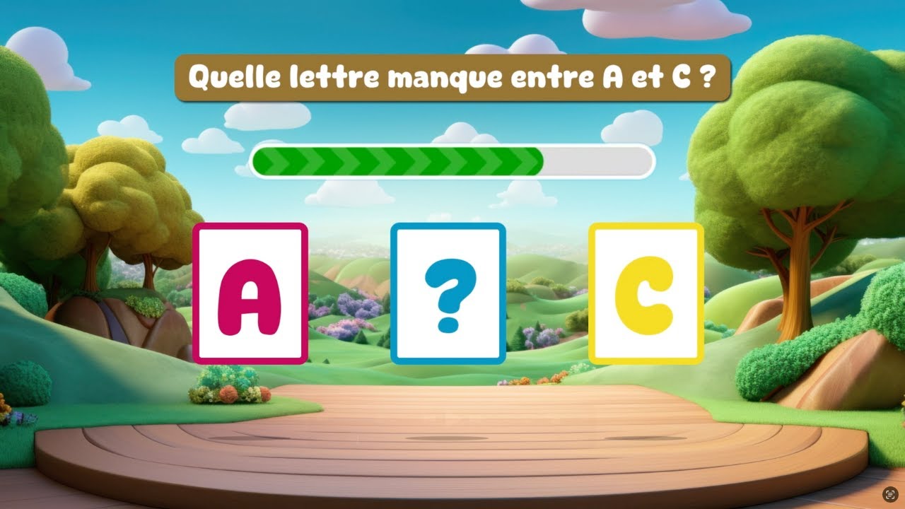 🔤 Trouve la lettre manquante ! | Jeu éducatif alphabet pour enfants 👶 ...
