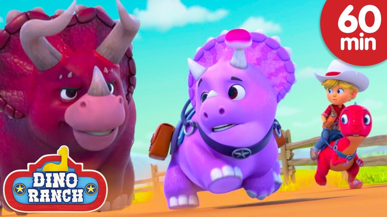 Dino Chase! | 1 hour of Dino Ranch - YouTube