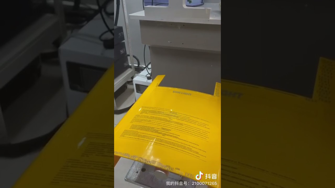 uv laser marking plastic - YouTube