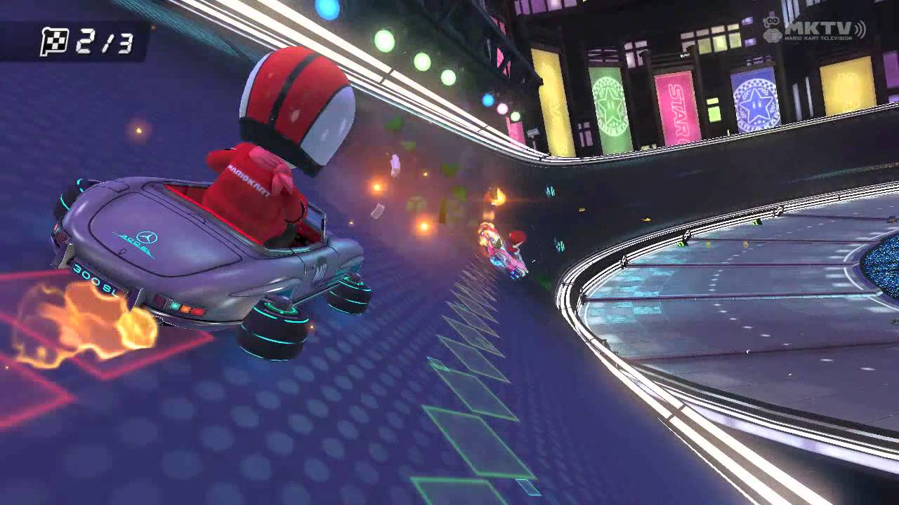 Wii U - Mario Kart 8 - Electrodome - YouTube