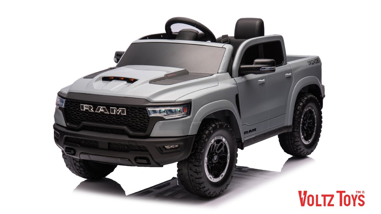 OMG!!! The DODGE RAM ride-on car is just like a real one. 😎 - YouTube