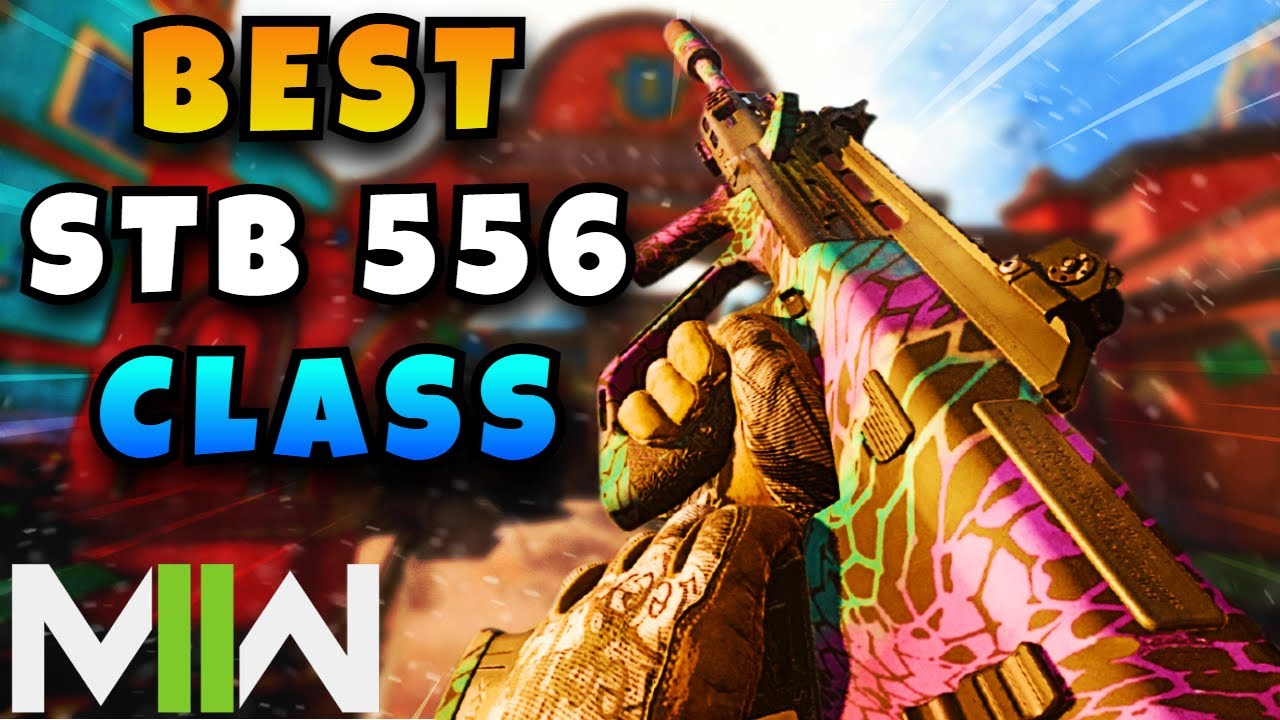 The *MAX DAMAGE* STB 556 MW2 Multiplayer Class Setup - YouTube