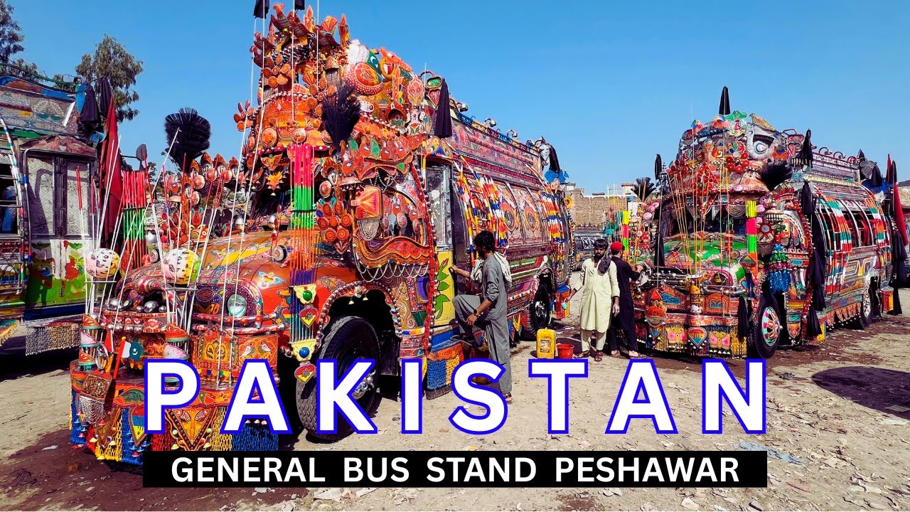 🇵🇰 Exploring the Hidden Gems of Peshawar General Bus Stand || Haji Camp ...