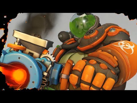 Overwatch - Toxic Roadhog Skin - Gameplay, Highlight Intros, Emotes ...