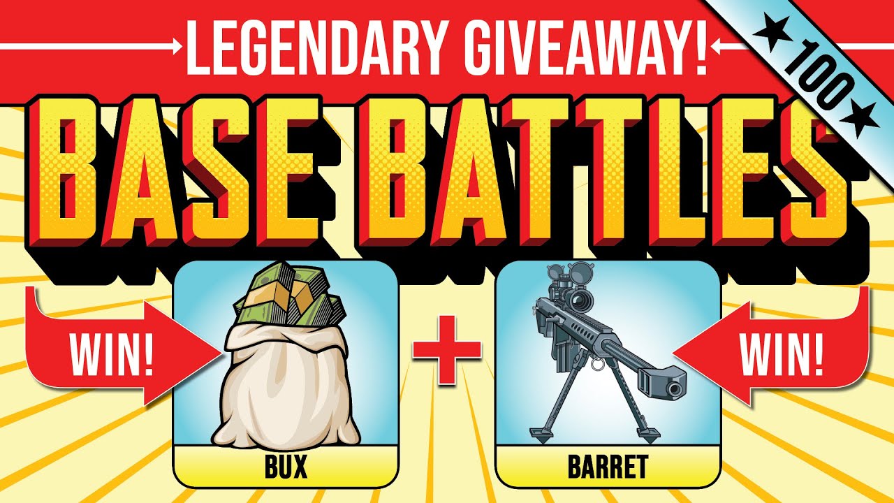 Roblox Base Battles 100th Video Giveaway - YouTube