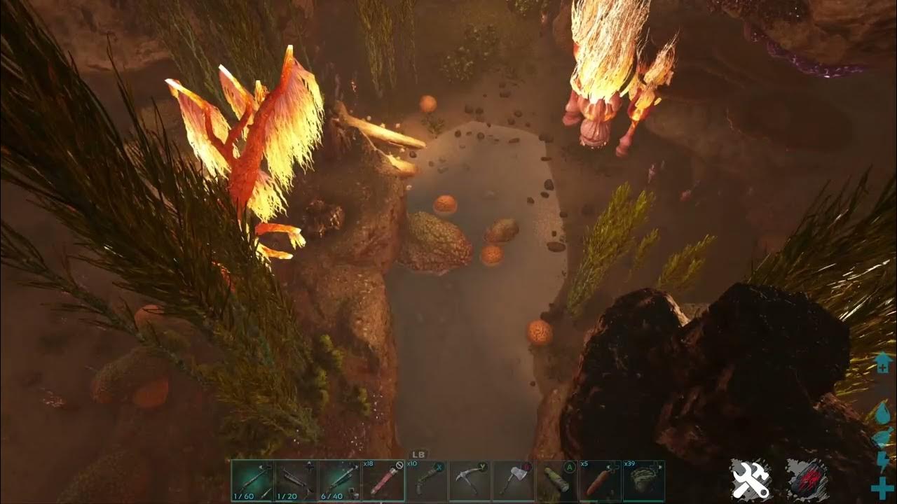 Nice secret base location. ARK FJORDUR. - YouTube