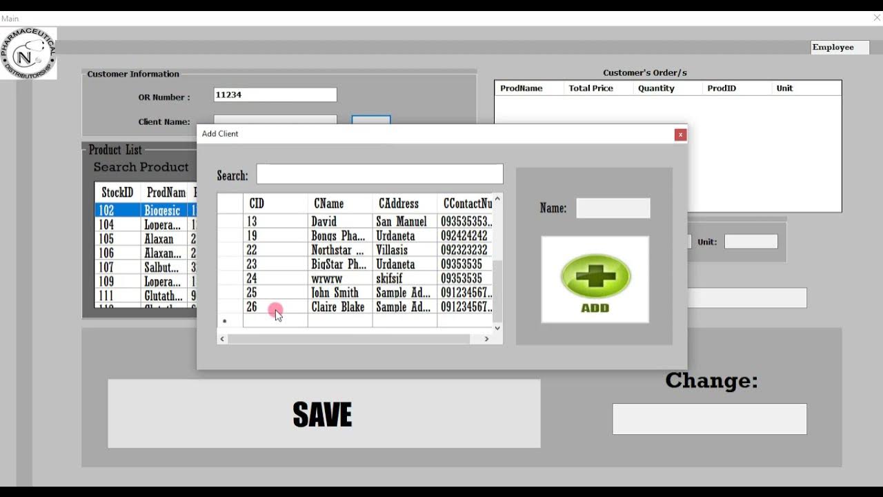 Drug Store's Sales and Inventory Management System using VB NET DEMO ...