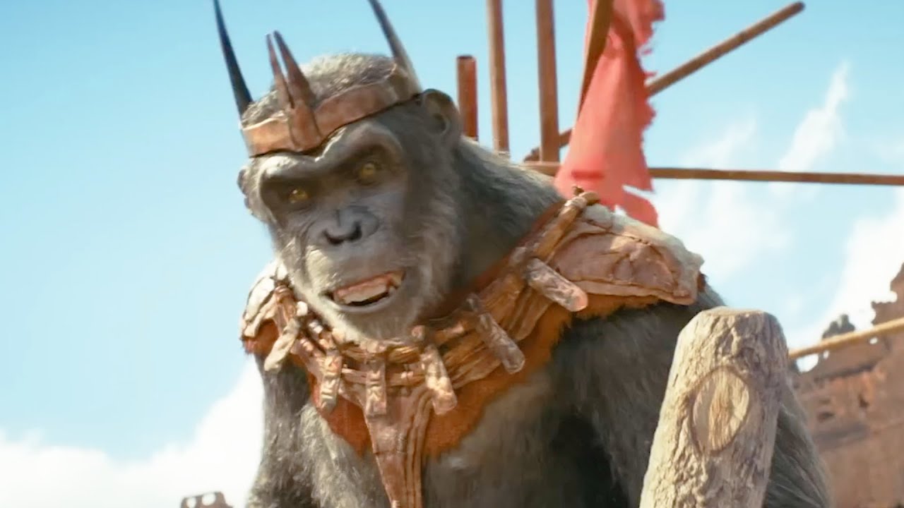 Kingdom Of The Planet Of The Apes Proximus Caesar's Dramatic Entrance ...